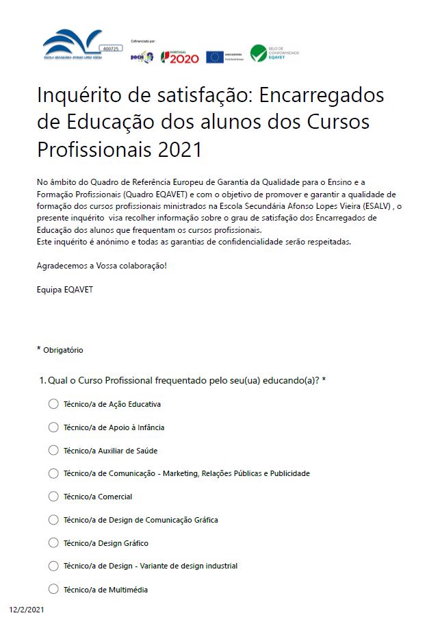 Inquéritos - 2020/2021